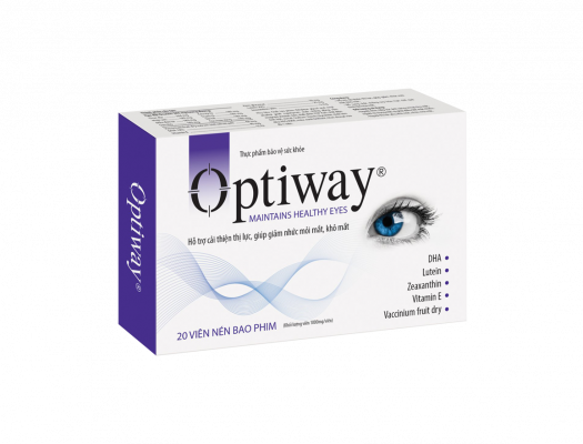 OPTIWAY - ngăn ngừa và bảo vệ mắt trước ánh sáng xanh - Dược phẩm VBS